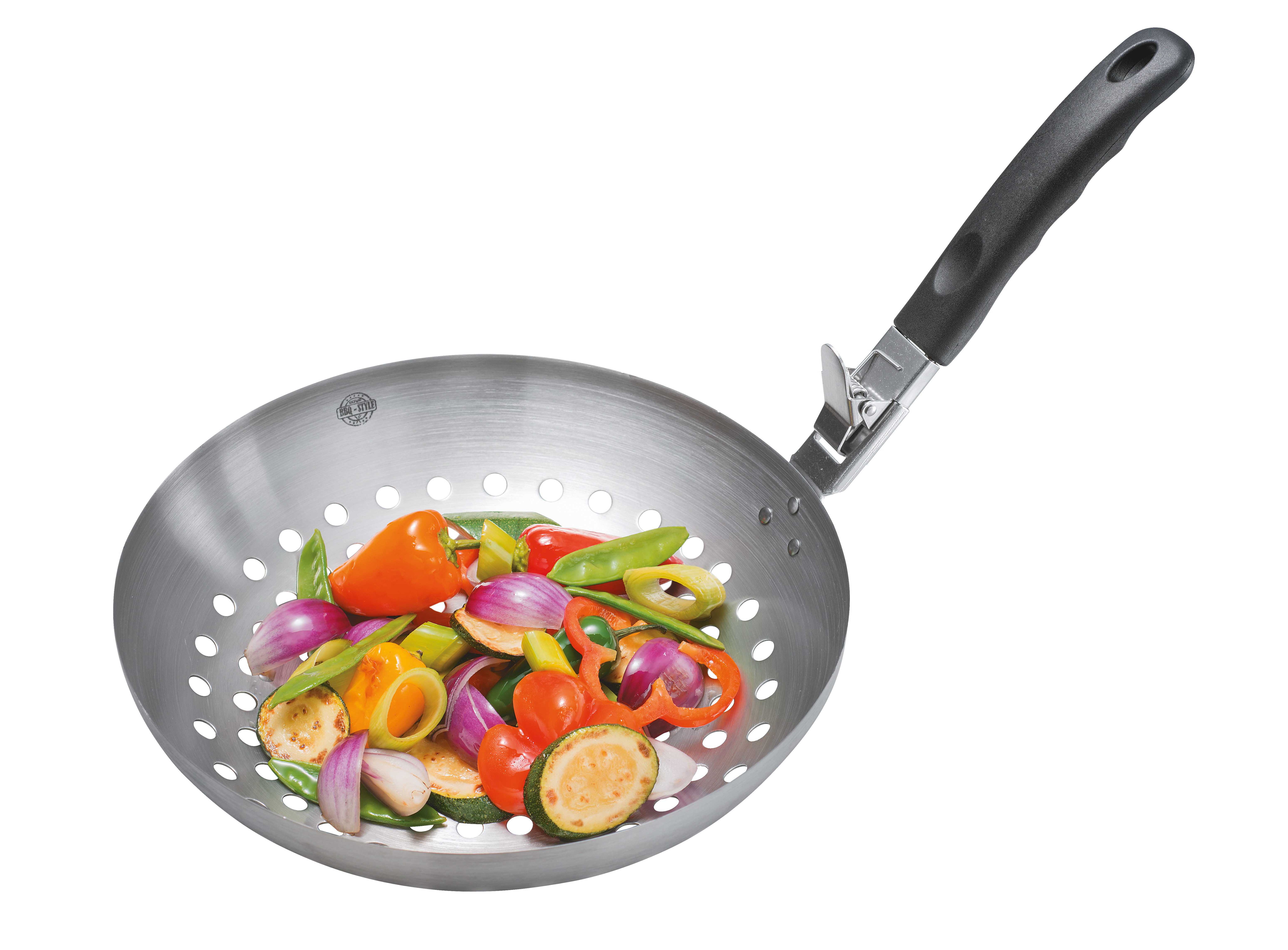 Gefu - BBQ Vegetable Wok With Detachable Handle - The Potlok