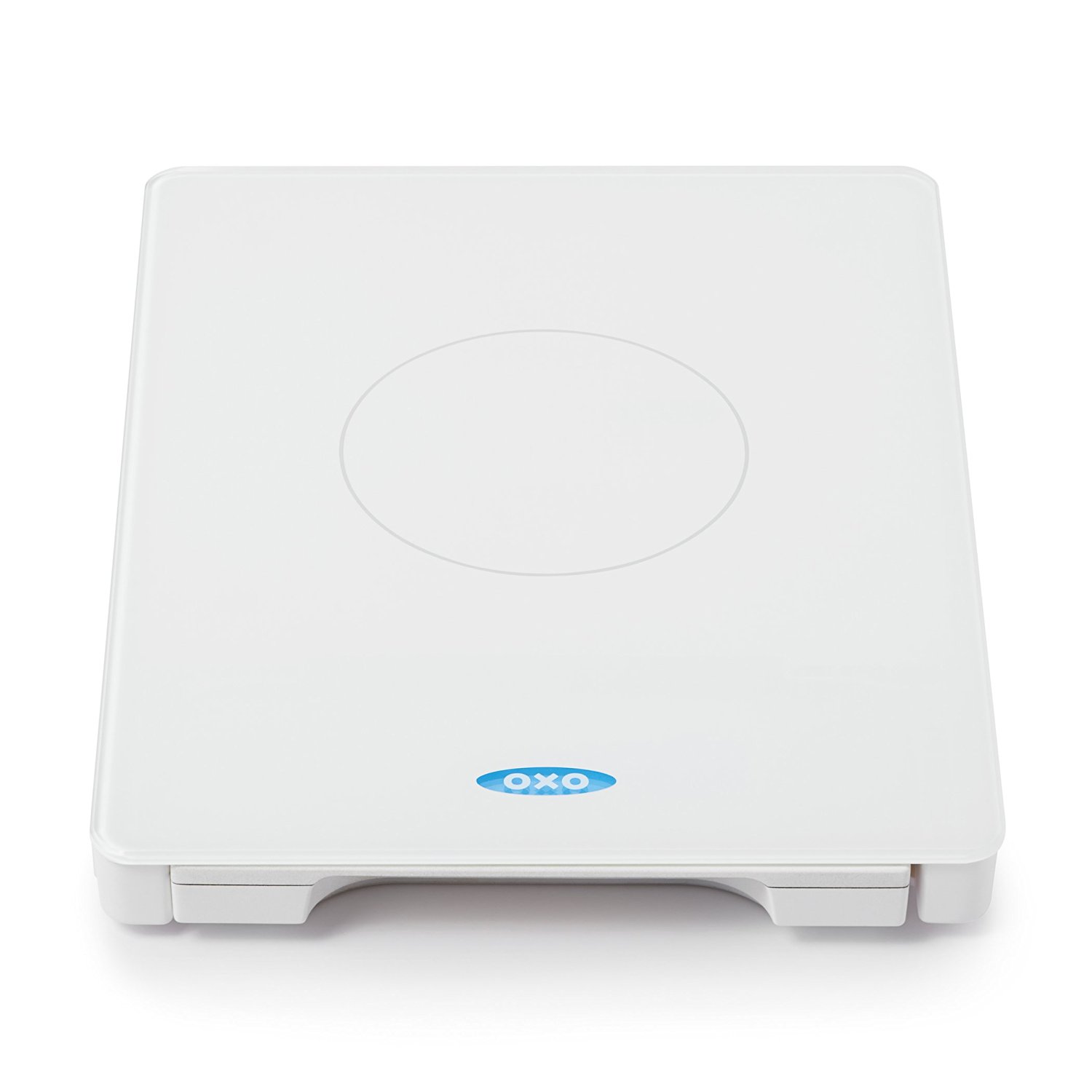 OXO - Glass Scale with Pull Out Display White - The Potlok