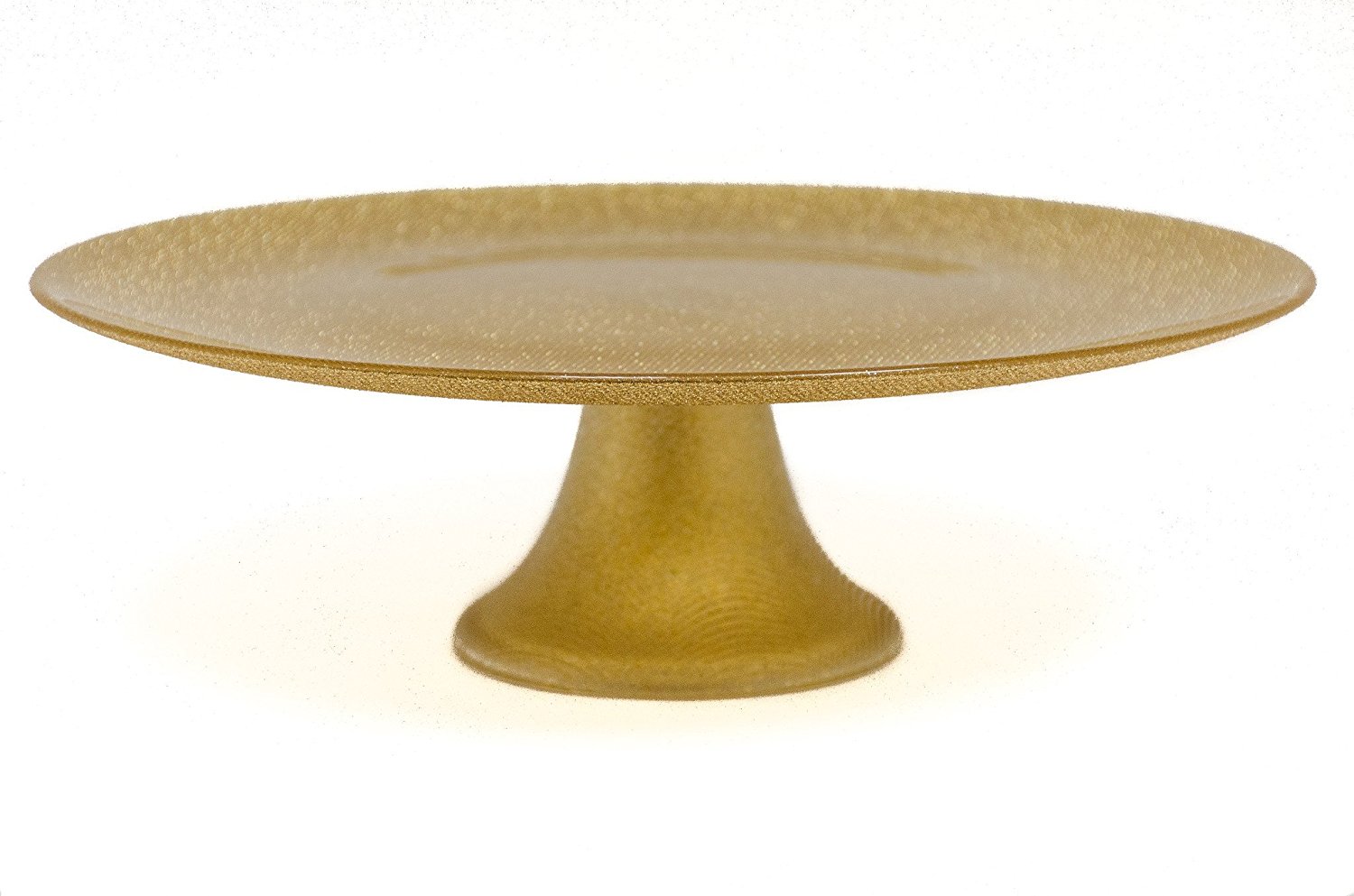 Luigi Bormiolo - Glitter Gold Cake Plate (33 cm) - The Potlok