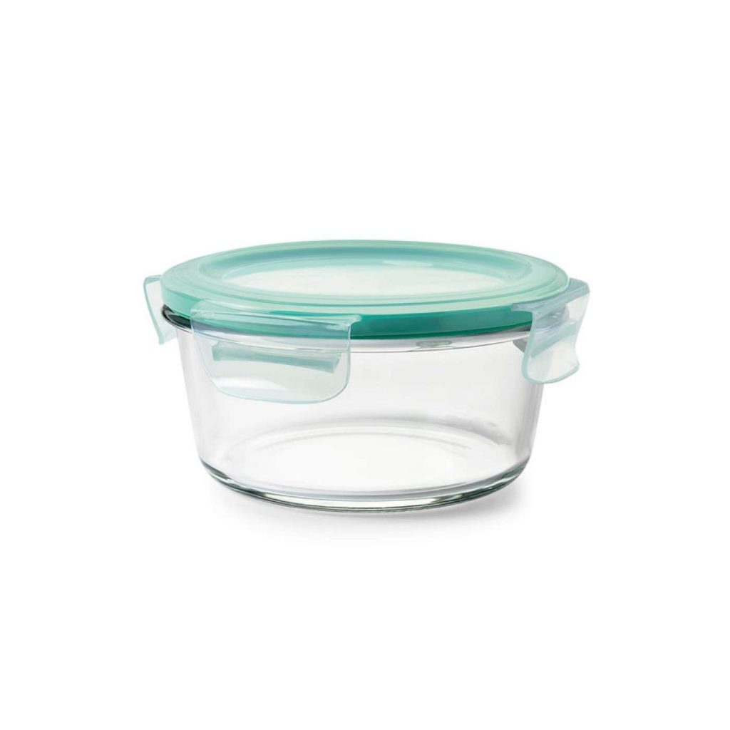 OXO - 4 Cup SNAP Glass Round Container - The Potlok