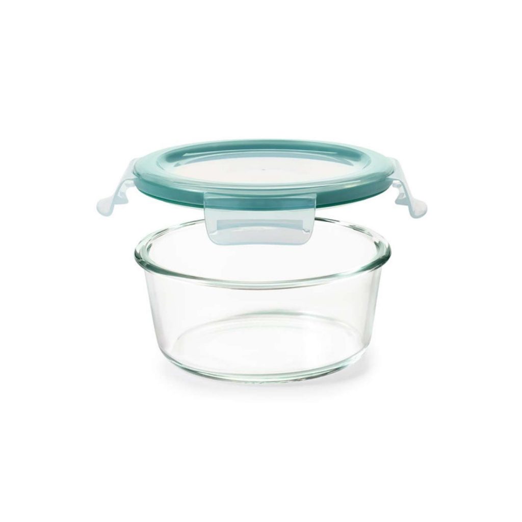 OXO - 4 Cup SNAP Glass Round Container - The Potlok