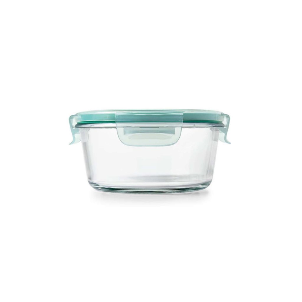 OXO - 4 Cup SNAP Glass Round Container - The Potlok