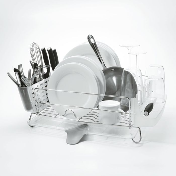 OXO - SS Folding Dish Rack - The Potlok