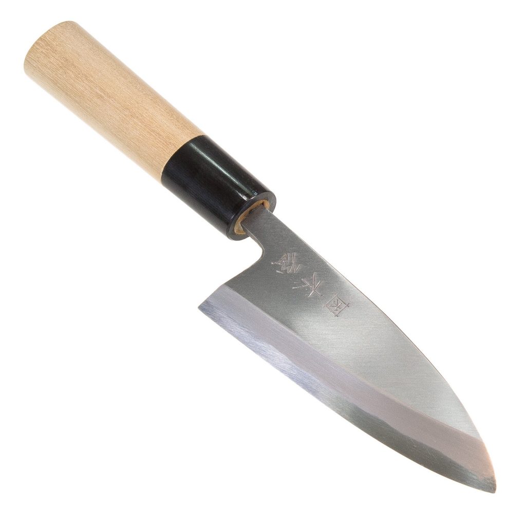 KIYA - KIYA IZUTSUKI JAPANESE DEBA KNIFE, YASUKI SHIROGAMI STEEL BLADE ...