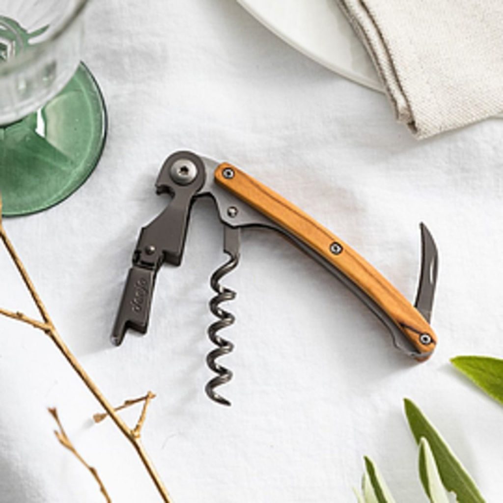 Deejo - Waiter's Knife / Olive Wood - The Potlok