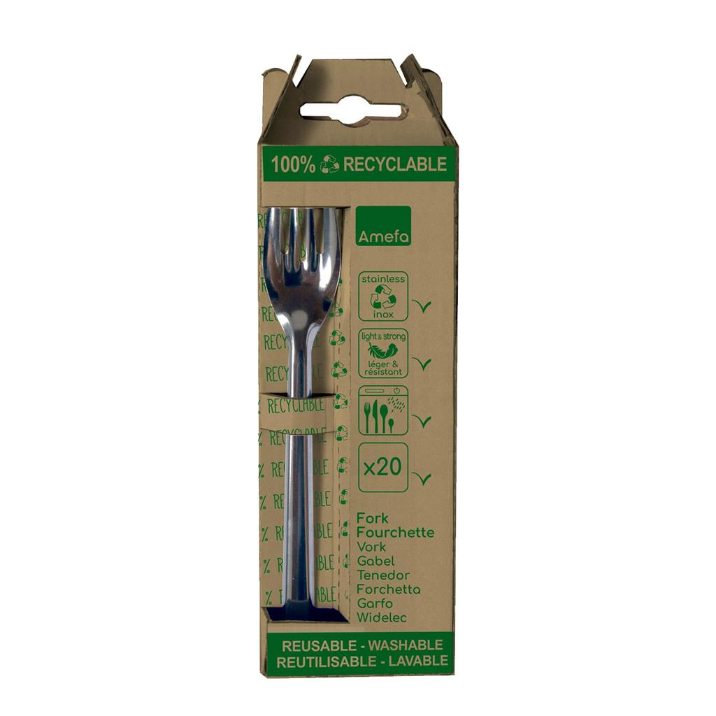 Amefa - Leaves 20 Table Forks - The Potlok